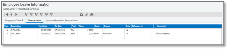 Flexi Leave Import and Export
